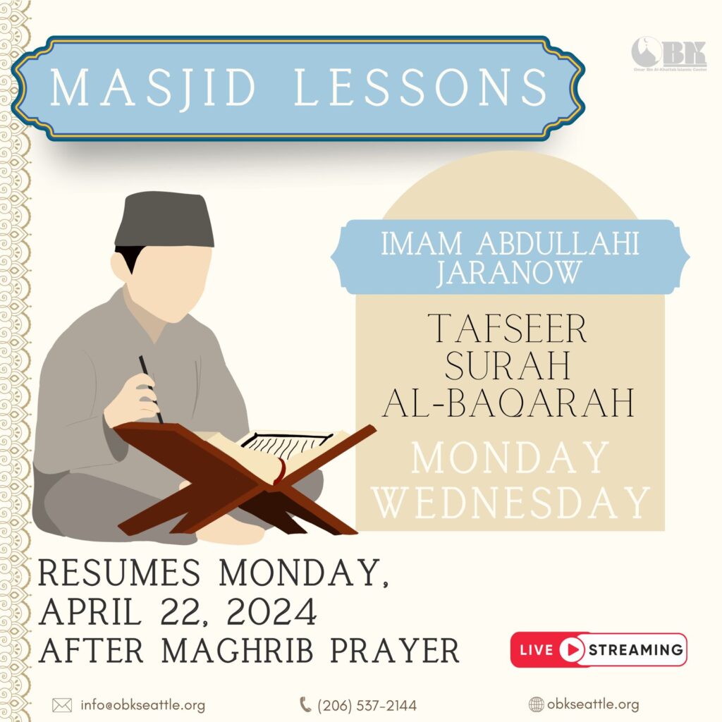 OBK Seattle – Omar Bin Al-Khattab Islamic Center